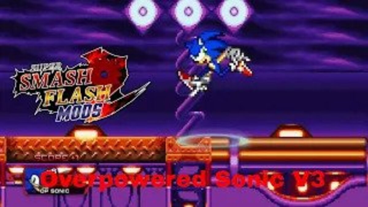 Overpowered Sonic 0.9b Mod for Super Smash Flash 2 | SSF2 Mods