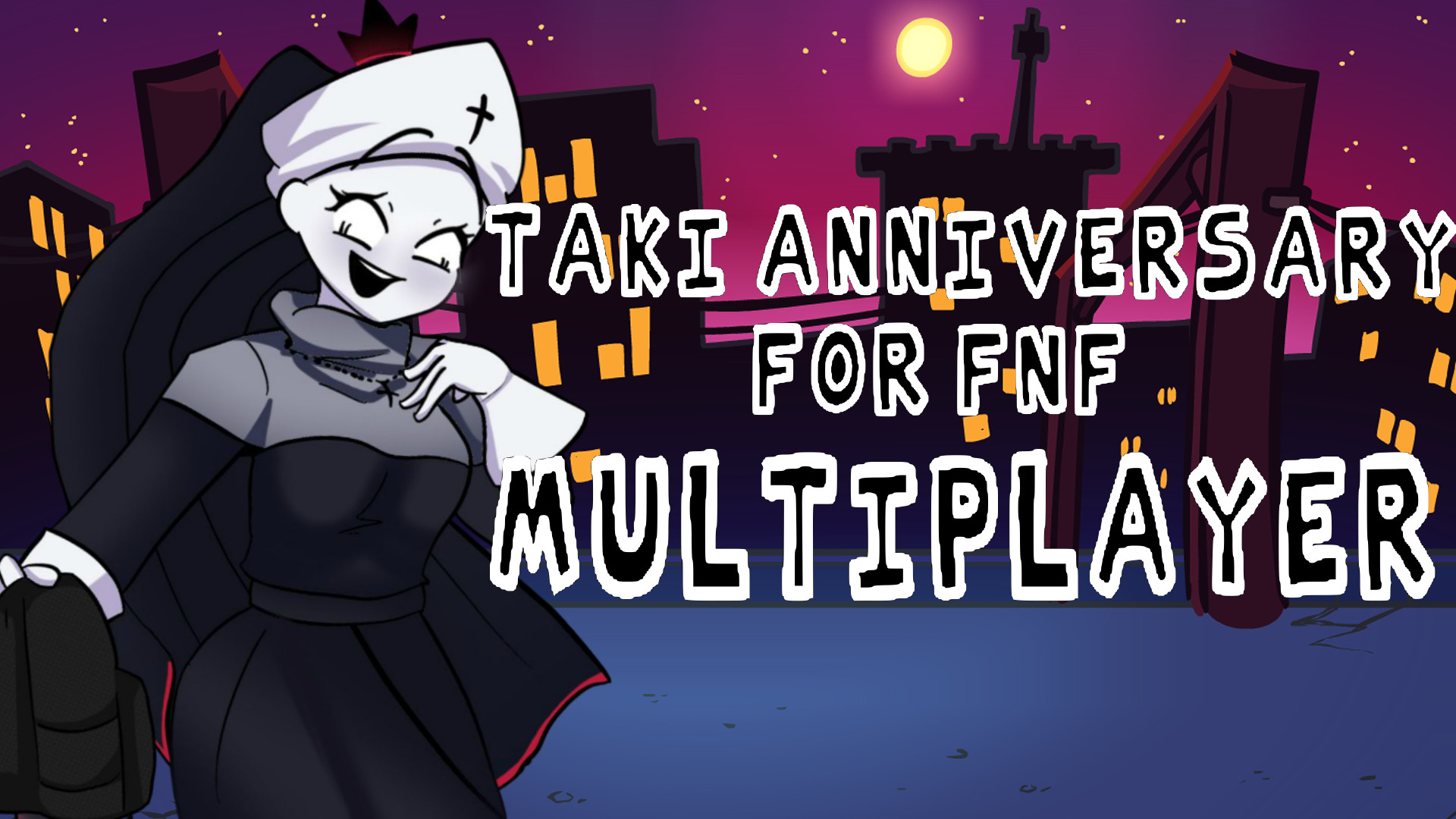 Taki Anniversary For FNF Multiplayer Mod for Friday Night Funkin' | FNF ...