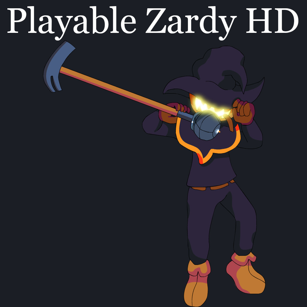 Playable HD Zardy [Friday Night Funkin'] [Mods]