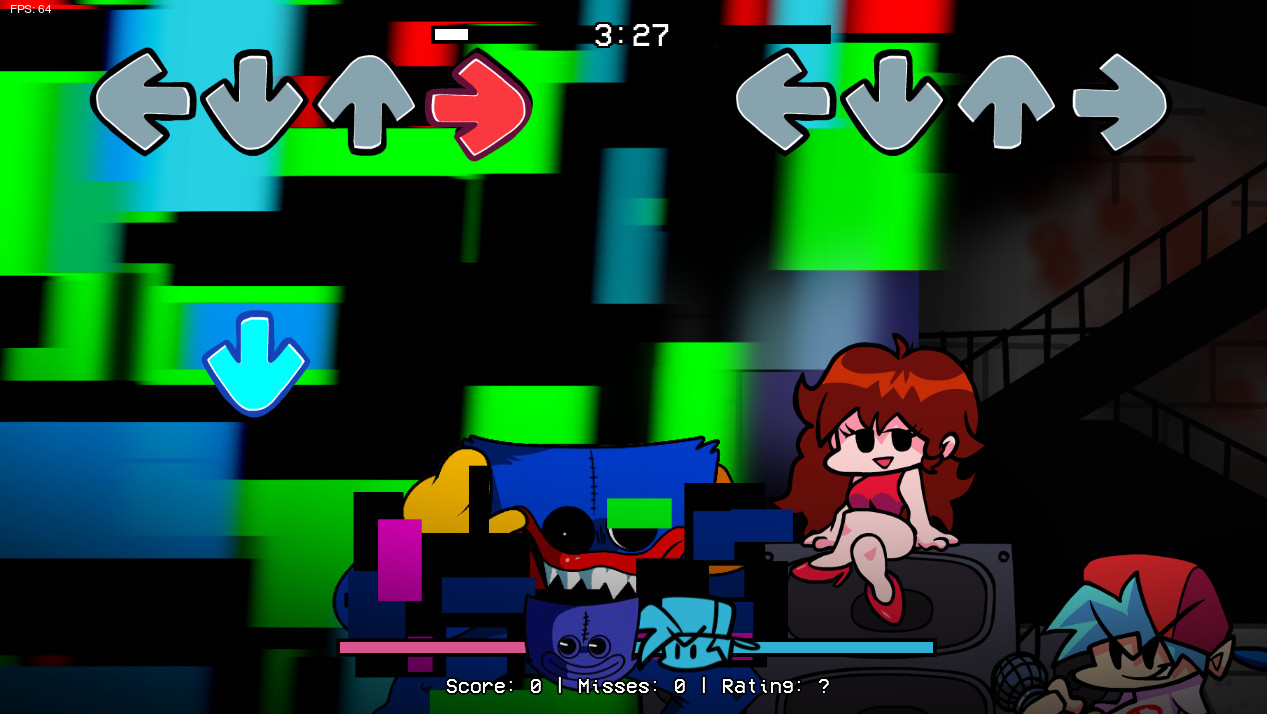 Huggy Wuggy glich New Update 1.1 mod skin -fnf Mod for Friday Night ...