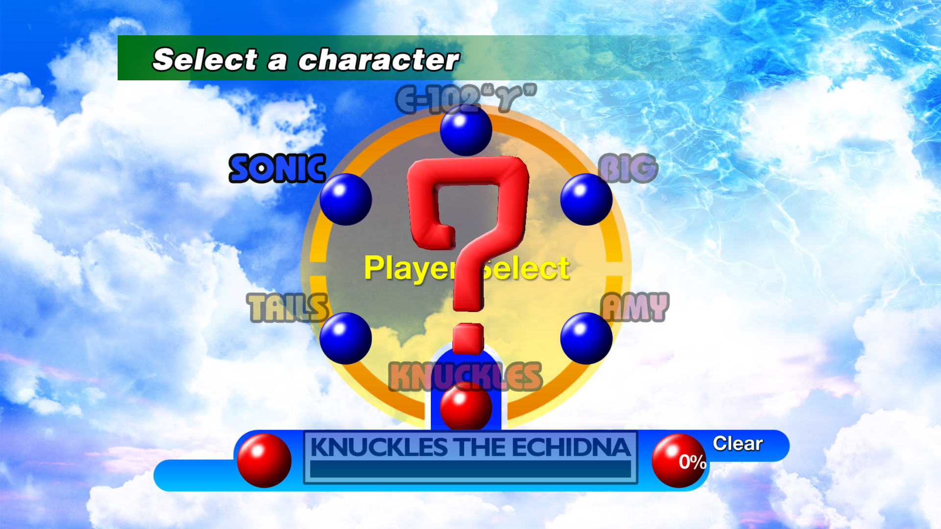 Character Select: Extra Question Marks Mod for Sonic Adventure DX ...