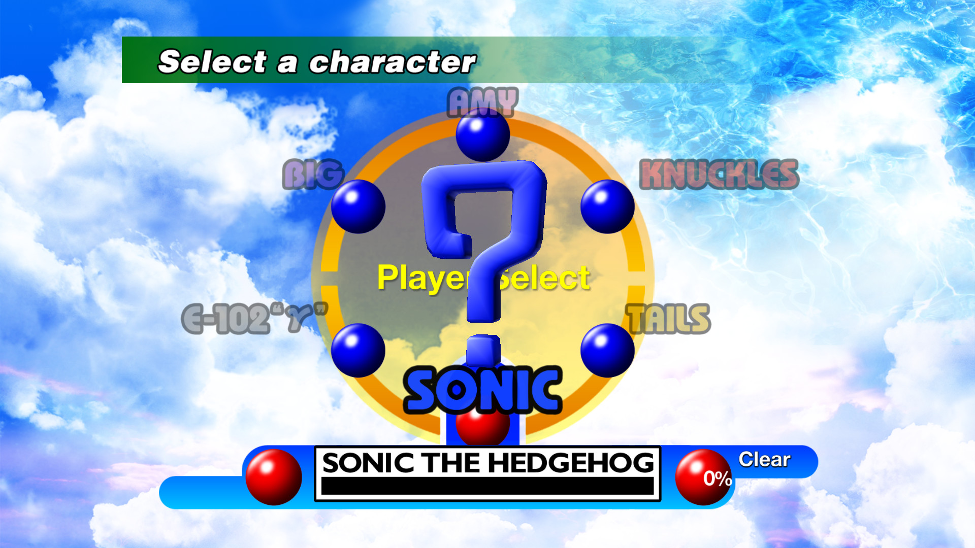 Character Select: Extra Question Marks Mod for Sonic Adventure DX ...