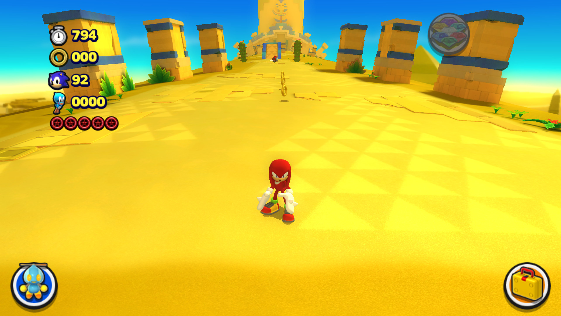 Knuckles In Sonic Lost