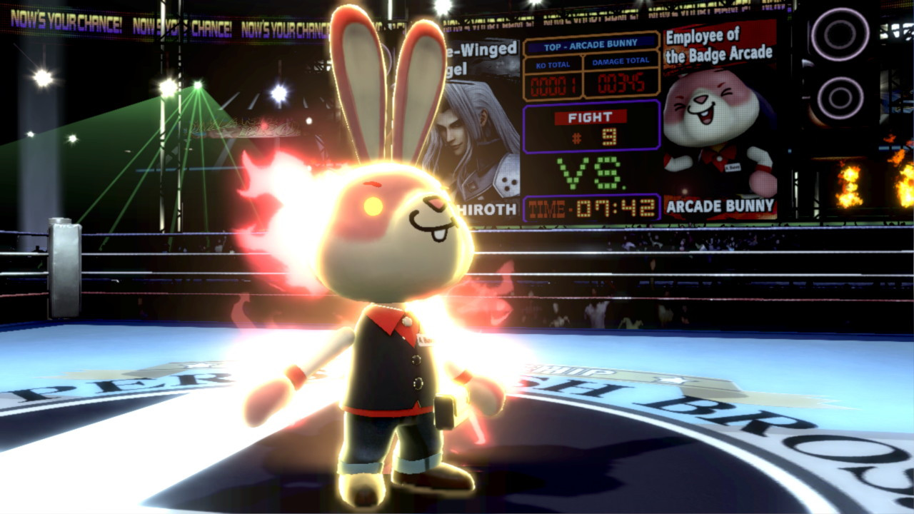 Arcade Bunny (Nintendo Badge Arcade) Mod for Super Smash Bros. Ultimate ...