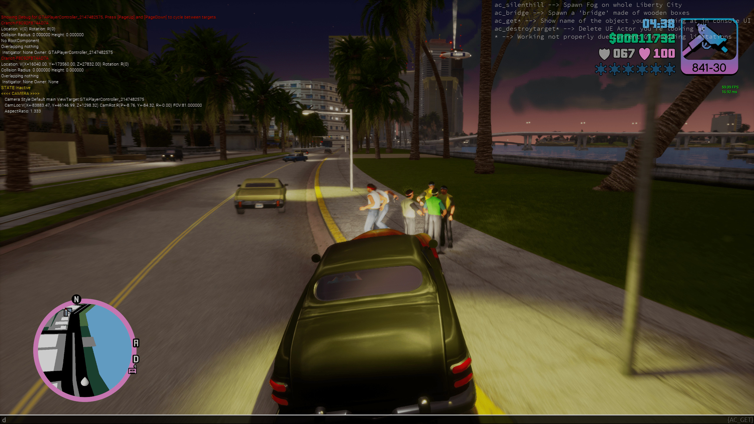 [UE CONSOLE] Horologium GTA VC Console Mod for Grand Theft Auto: Vice ...