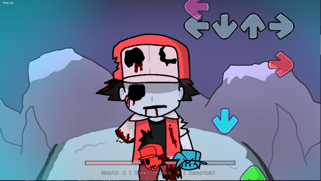 FnF: VS Dead RED (PkMn snow on MT. silver) [Friday Night Funkin'] [Mods]