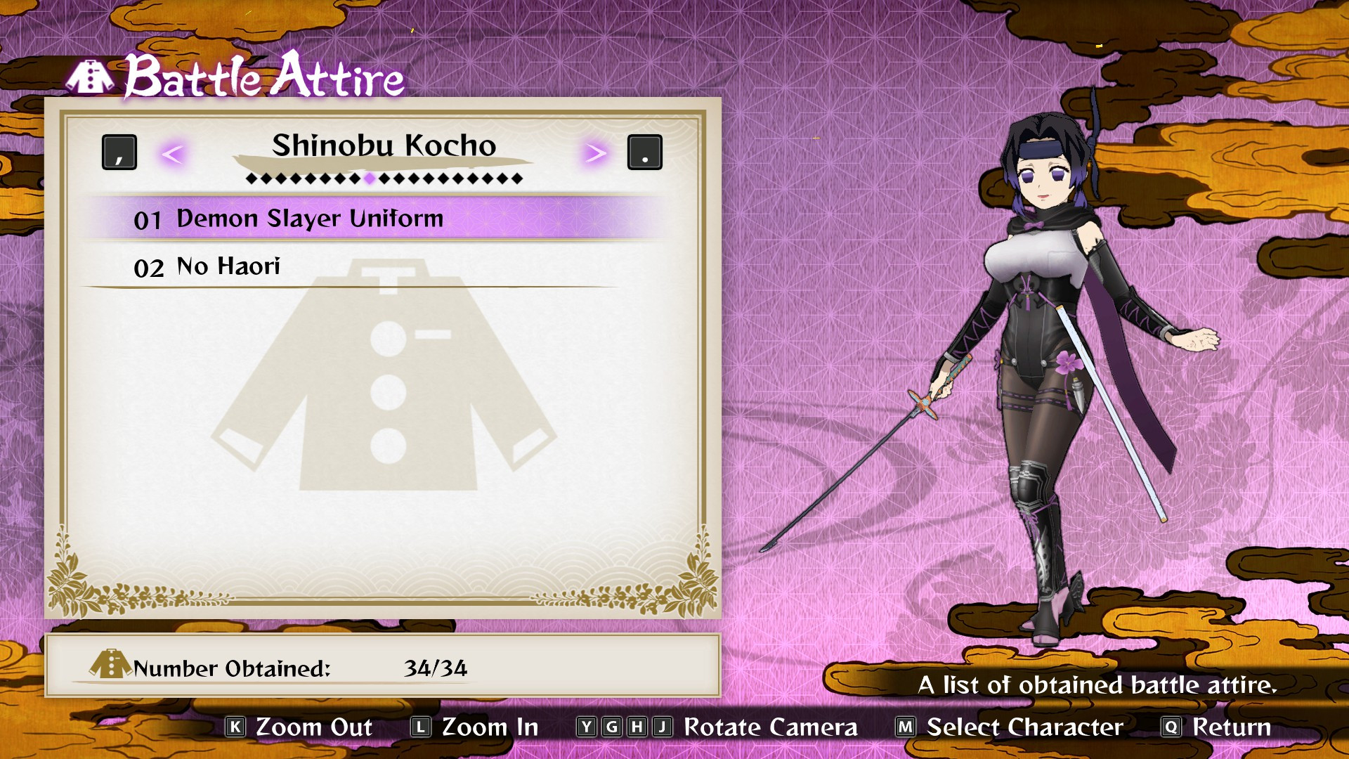 Shinobu ayane Mod for Demon Slayer: The Hinokami Chronicles | DS Mods