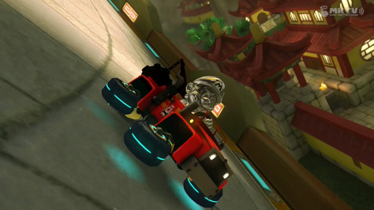 Ralph's Wrecking Truck over Tanooki Kart [Mario Kart 8] [Mods]