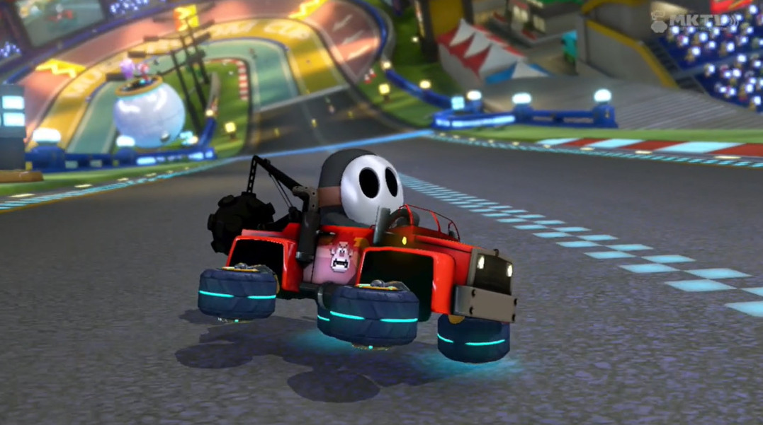 Ralph's Wrecking Truck over Tanooki Kart [Mario Kart 8] [Mods]