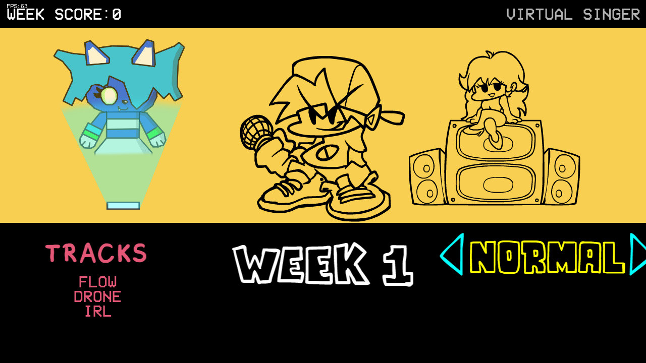 FNF Virtual Singer Mod for Friday Night Funkin' | FNF Mods