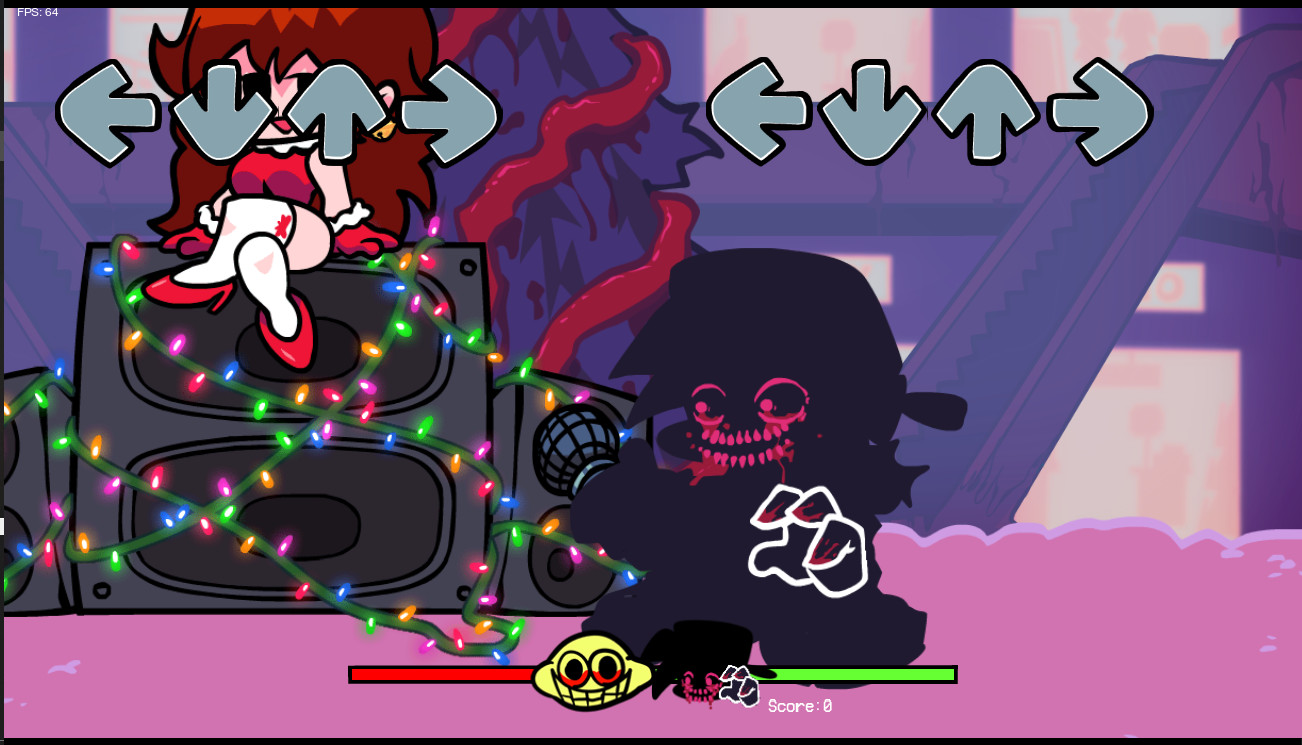 Corrupted Boyfriend With Claw Mod for Friday Night Funkin' | FNF Mods