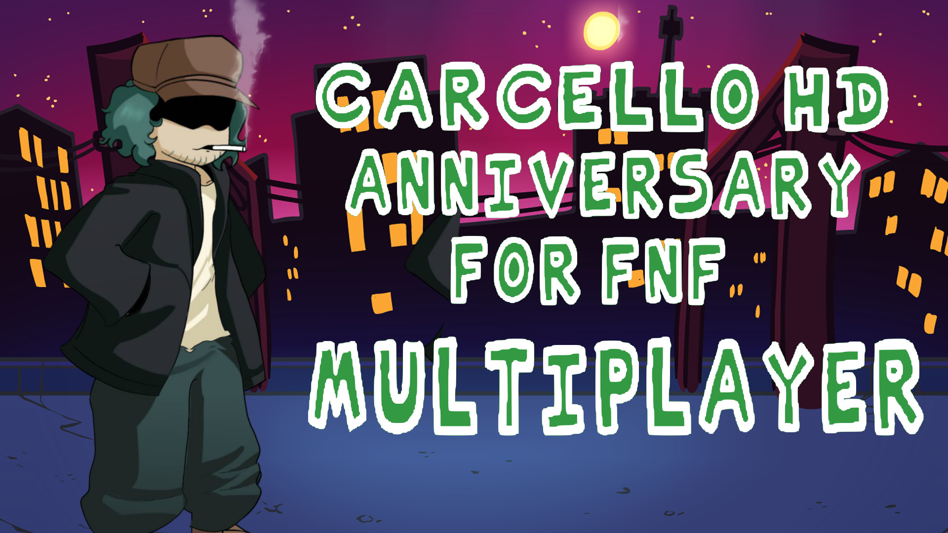 Garcello HD Anniversary For FNF Multiplayer Mod for Friday Night Funkin ...