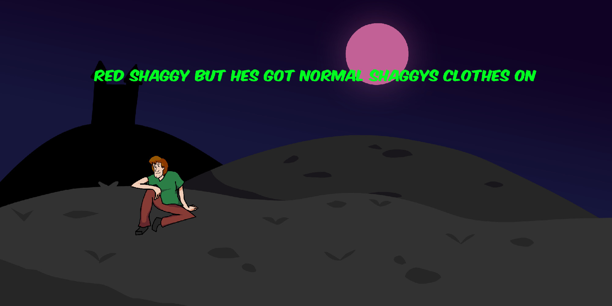 Red Shaggy but he's wearing Normal Shaggy's Outfit Mod for Friday Night ...