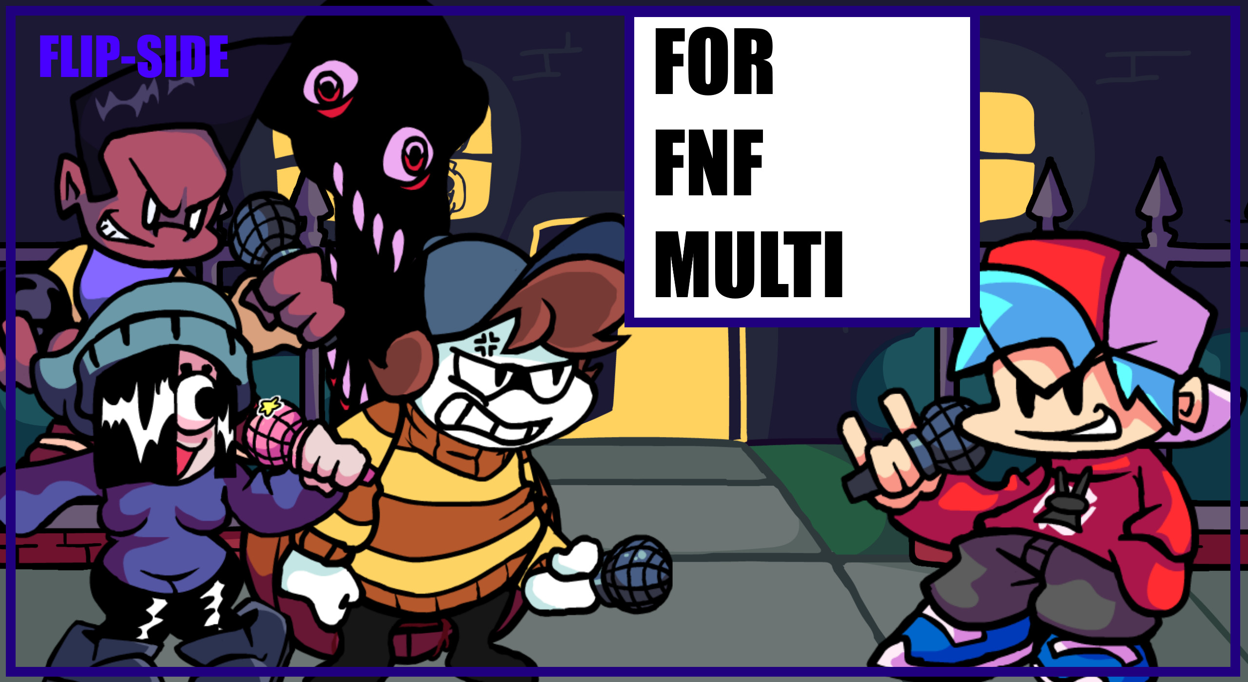 FNF FLIP-SIDE for FNF MULTI Mod for Friday Night Funkin' | FNF Mods