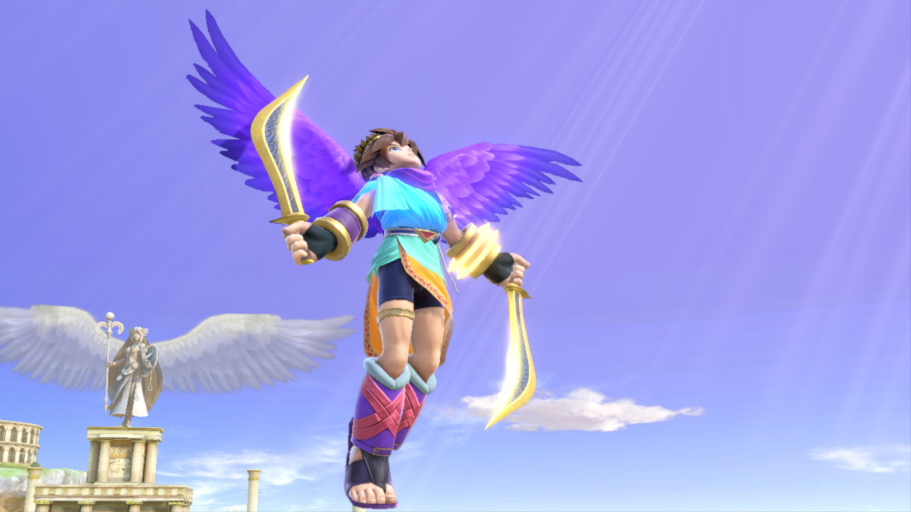 Smash 4 Cyan Pit Mod for Super Smash Bros. Ultimate | SSBU Mods