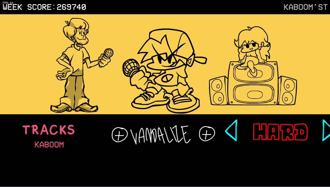 Shaggy Kaboom Mod for Friday Night Funkin' | FNF Mods