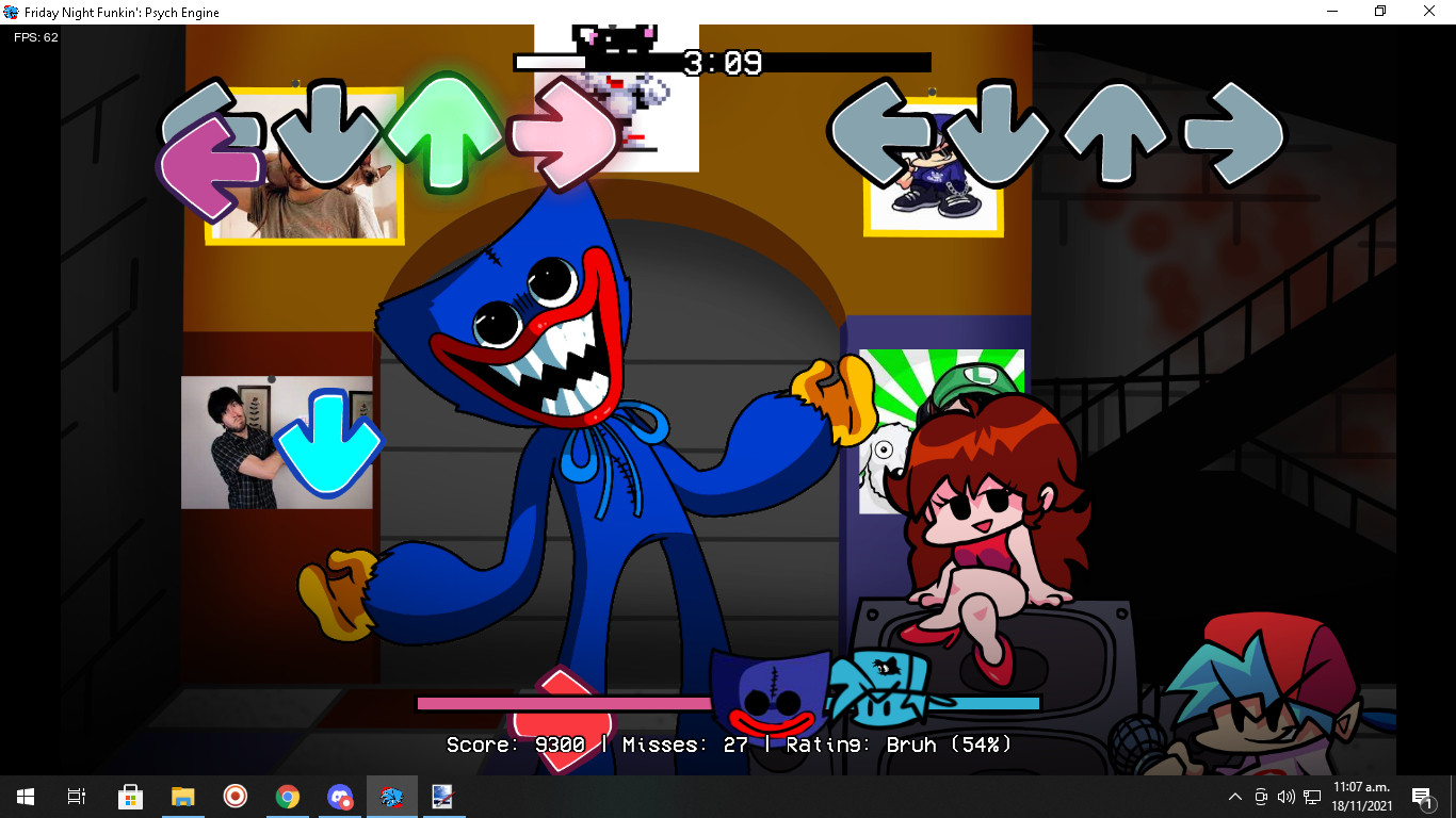 vs huggy wuggy(expermod) Mod for Friday Night Funkin' | FNF Mods