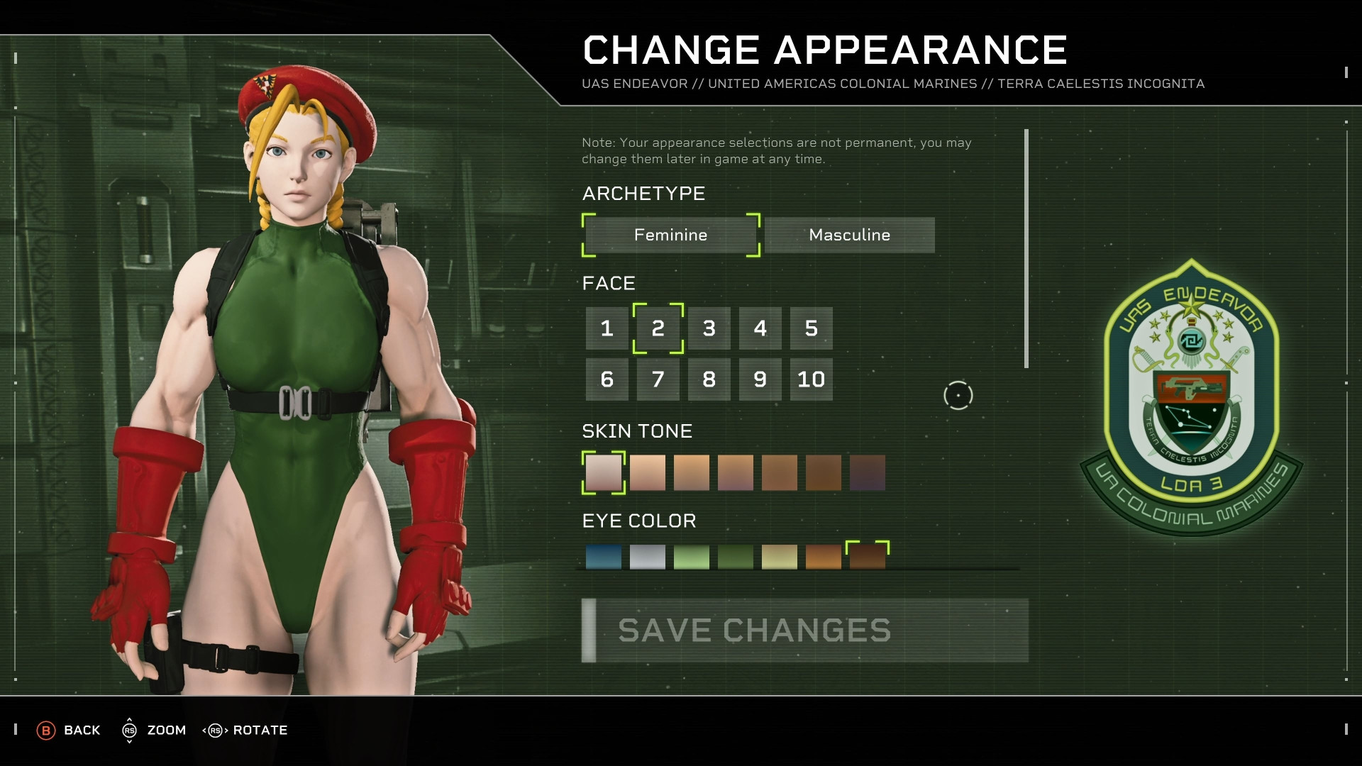AFE Street Fighter 5 Cammy Mod Mod for Aliens: Fireteam Elite | AFE Mods
