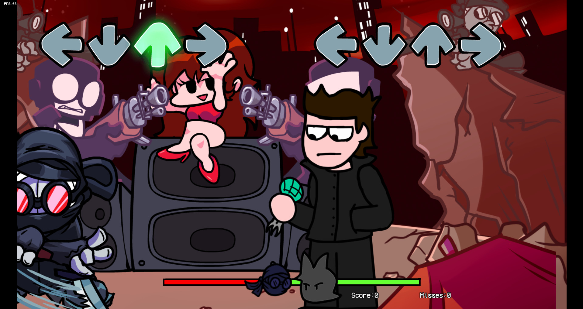 VS eddsworld:Red Fury multiplayer Mod for Friday Night Funkin' | FNF Mods