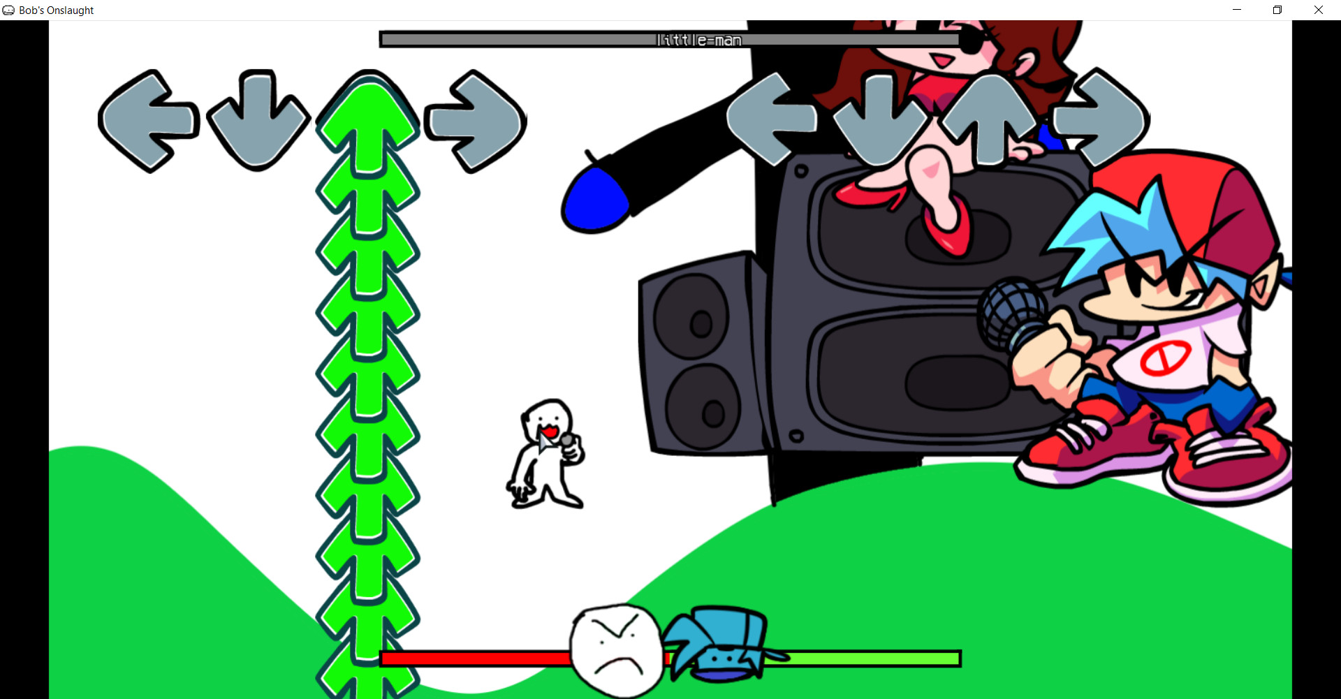 FNF LITTLE MAN BUT HAPPY [Friday Night Funkin'] [Mods]