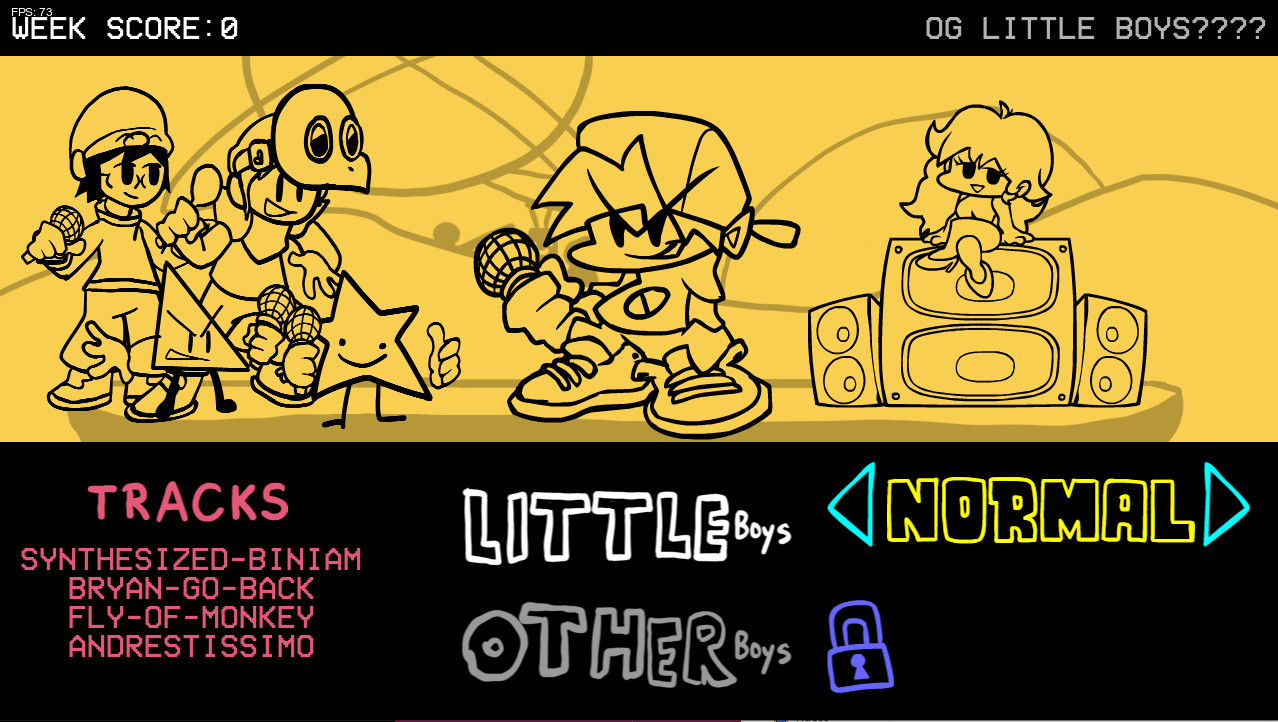 VS LITTLE BOYS DELUXE [COOL WEEK] [Friday Night Funkin'] [Mods]