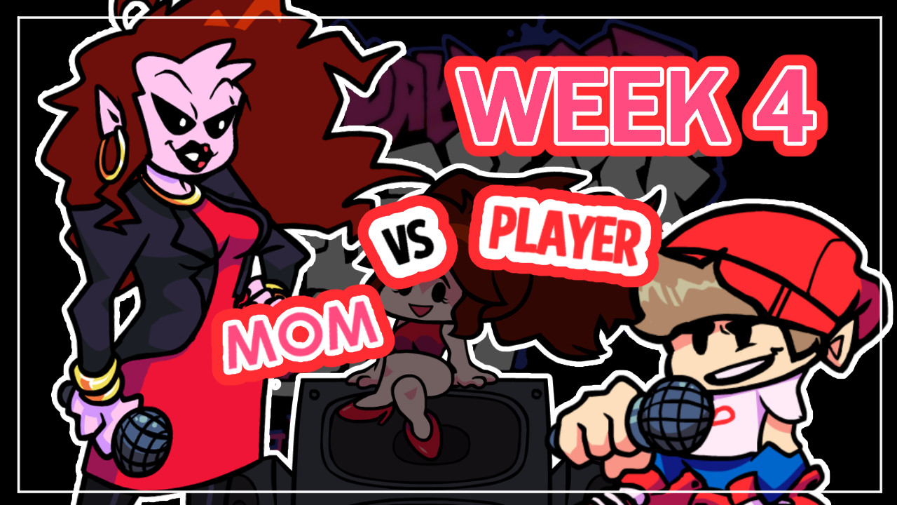 FNFL Week 4 [Actual mod] Player vs Mom [Skin pack] [Friday Night Funkin ...