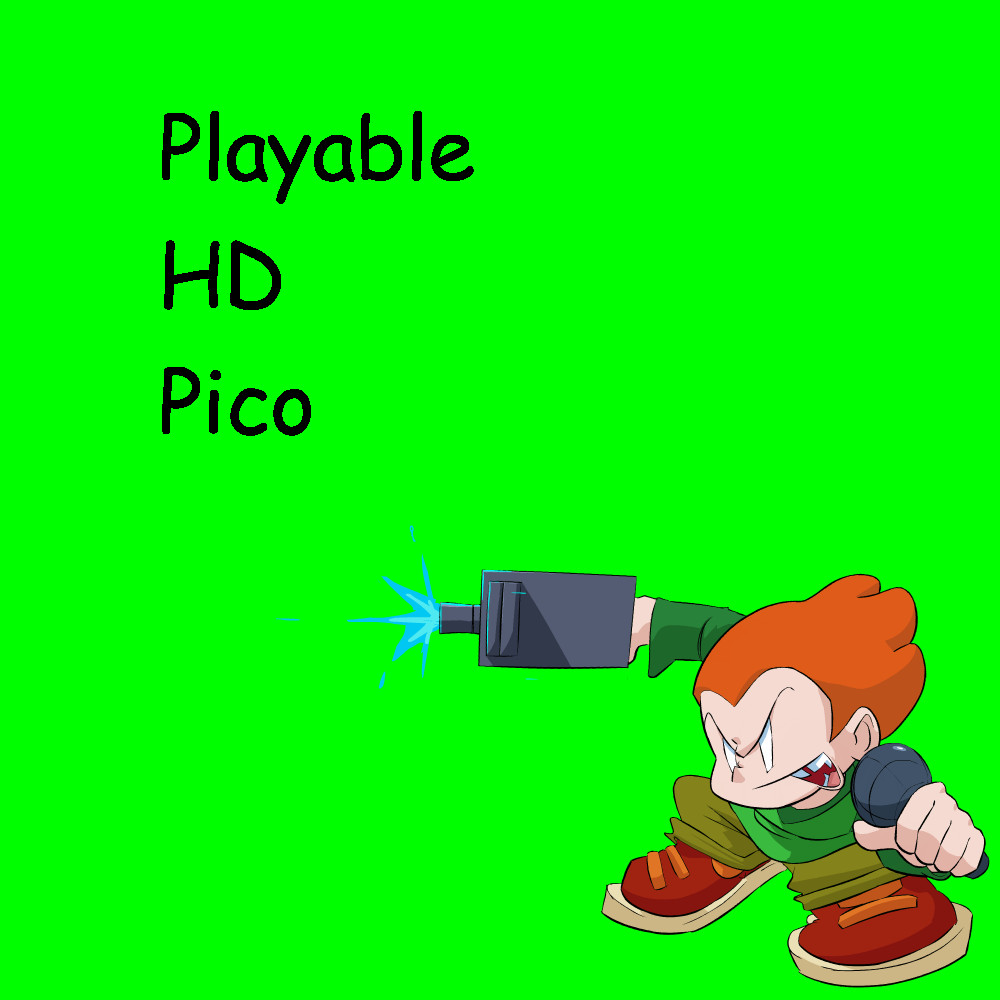 Playable HD Pico [Friday Night Funkin'] [Mods]