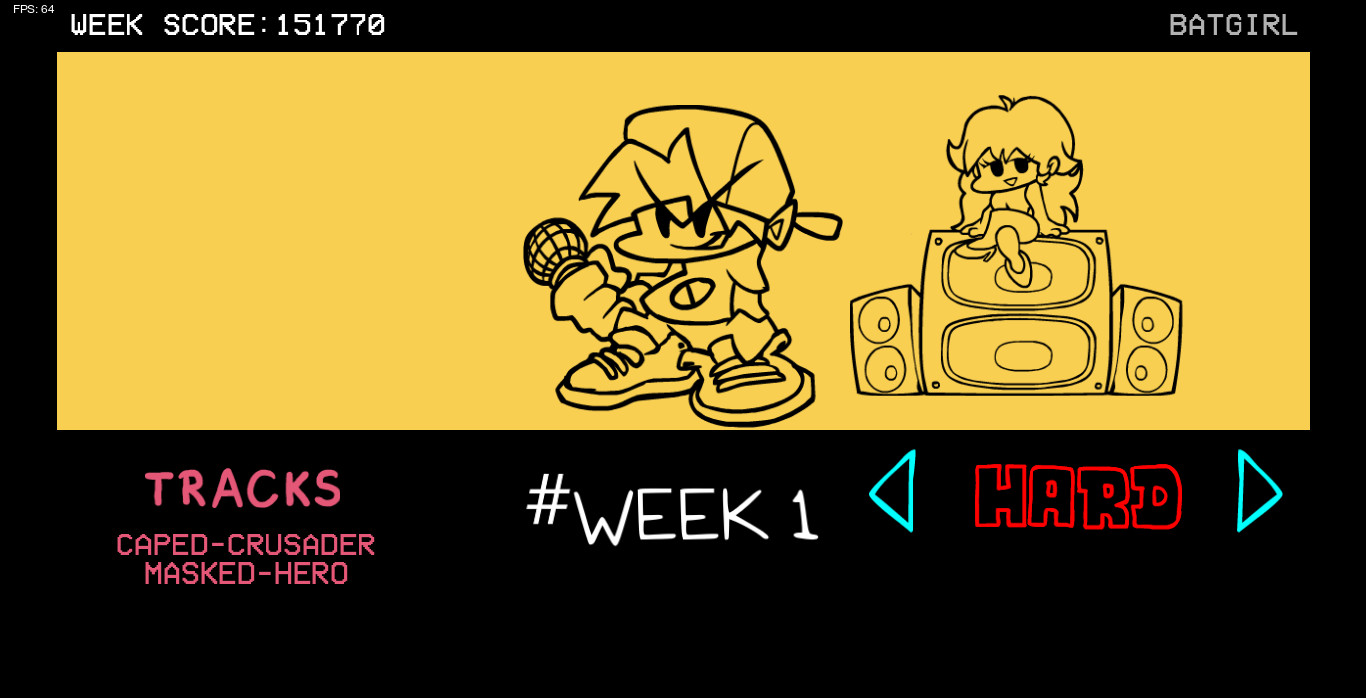 FNF: Vs Batgirl (DCSHG) Mod for Friday Night Funkin' | FNF Mods