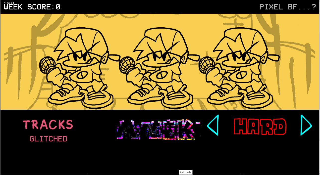 MidEffort Glitch-Pixel (FNF x Learning with Pibby) Mod for Friday Night Funkin' | FNF Mods
