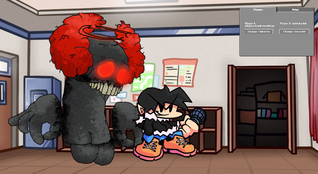 Tricky Phase 4 HD For FNF Multiplayer Mod for Friday Night Funkin ...