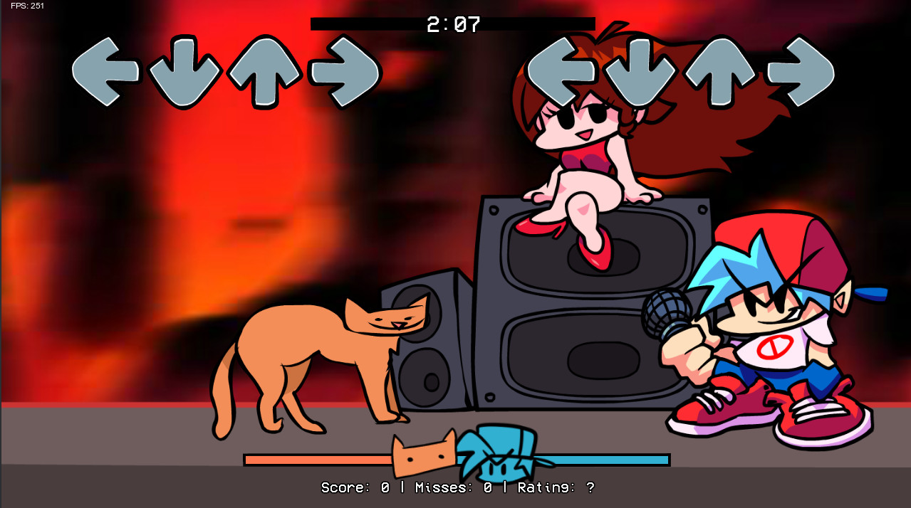 FNF Vs BUFF CAT Mod for Friday Night Funkin' | FNF Mods