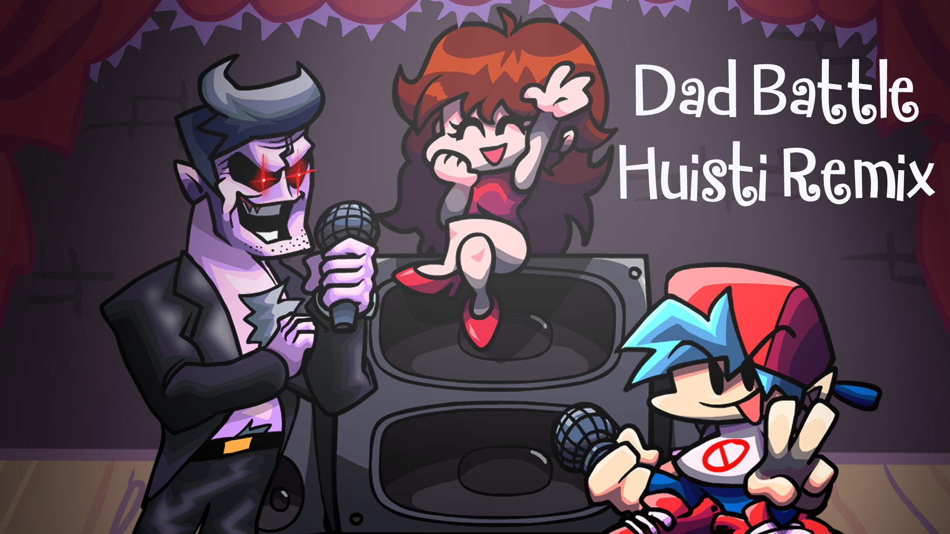 Dad Battle [Huisti Remix] Mod for Friday Night Funkin' | FNF Mods