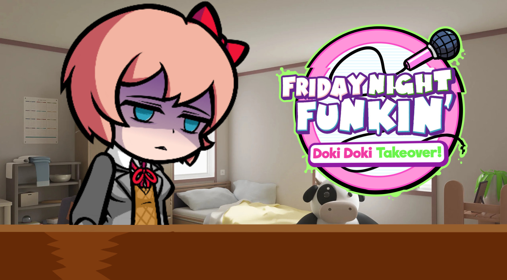 Friday Night Funkin Sayori Over Monika epiphany Mod for Friday Night ...