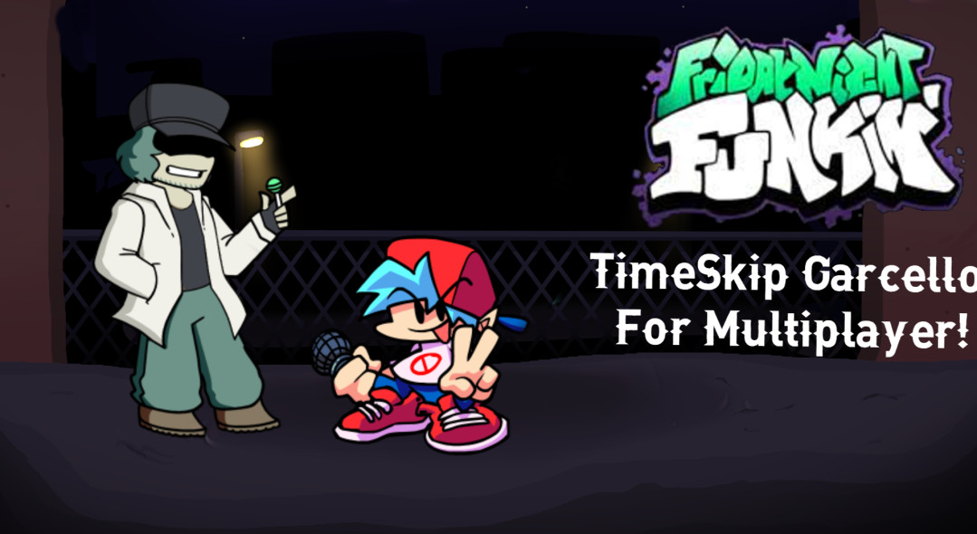 TimeSkip Garcello for Multiplayer! Mod for Friday Night Funkin' | FNF Mods