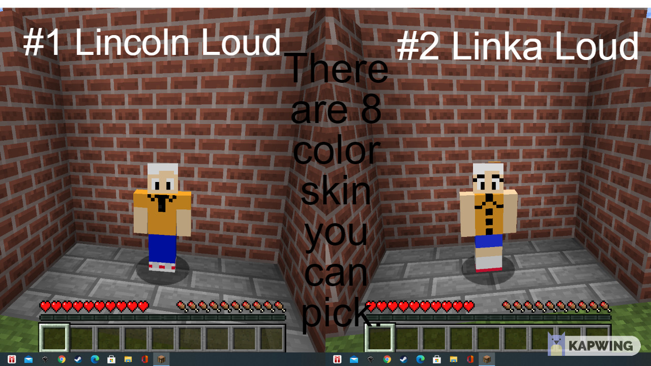 KMTC #1 Lincoln/Linka Loud from The Loud House Mod for Minecraft: Java ...