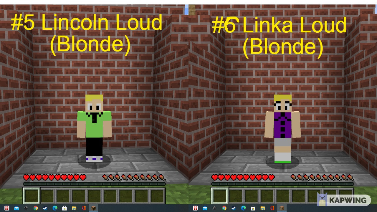 KMTC #1 Lincoln/Linka Loud from The Loud House Mod for Minecraft: Java ...