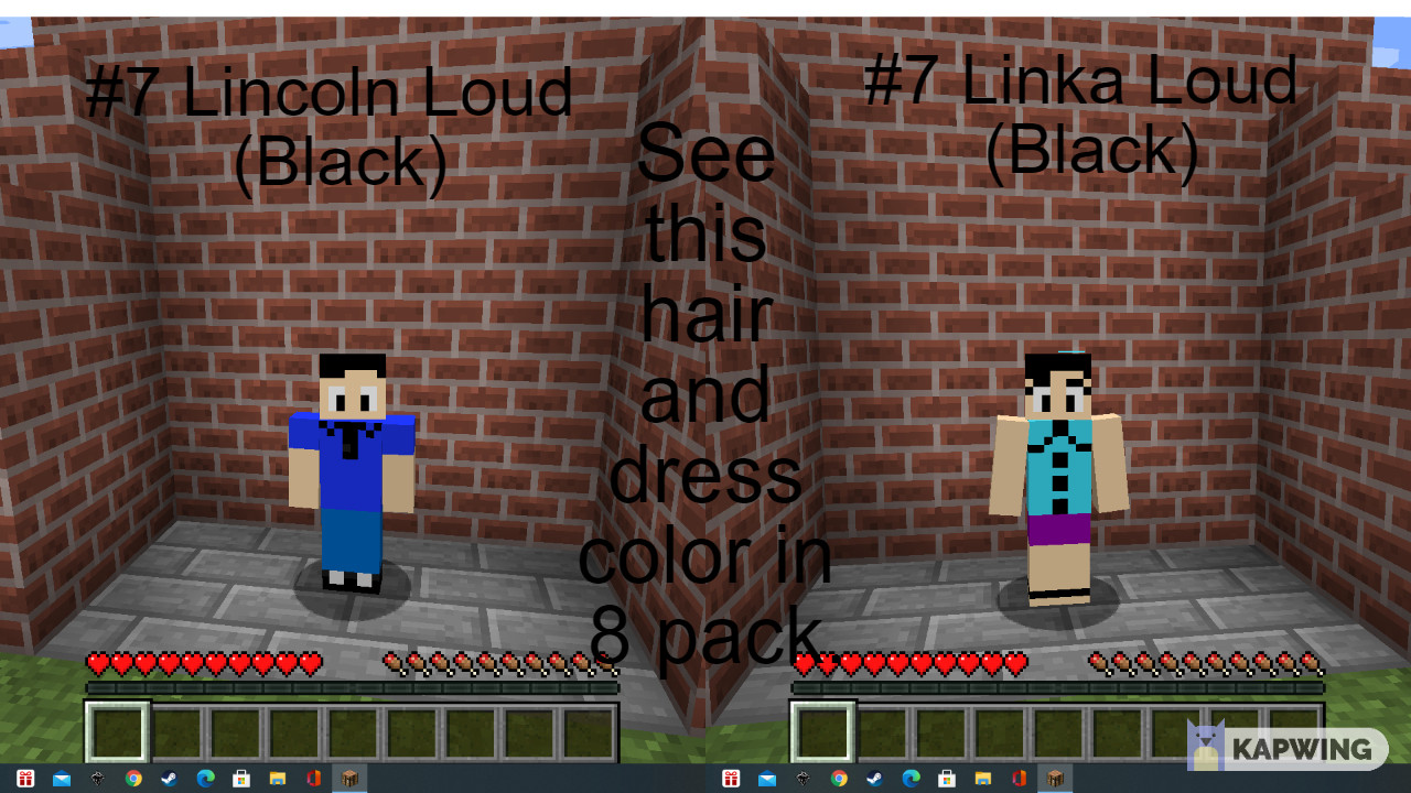 KMTC #1 Lincoln/Linka Loud from The Loud House Mod for Minecraft: Java ...