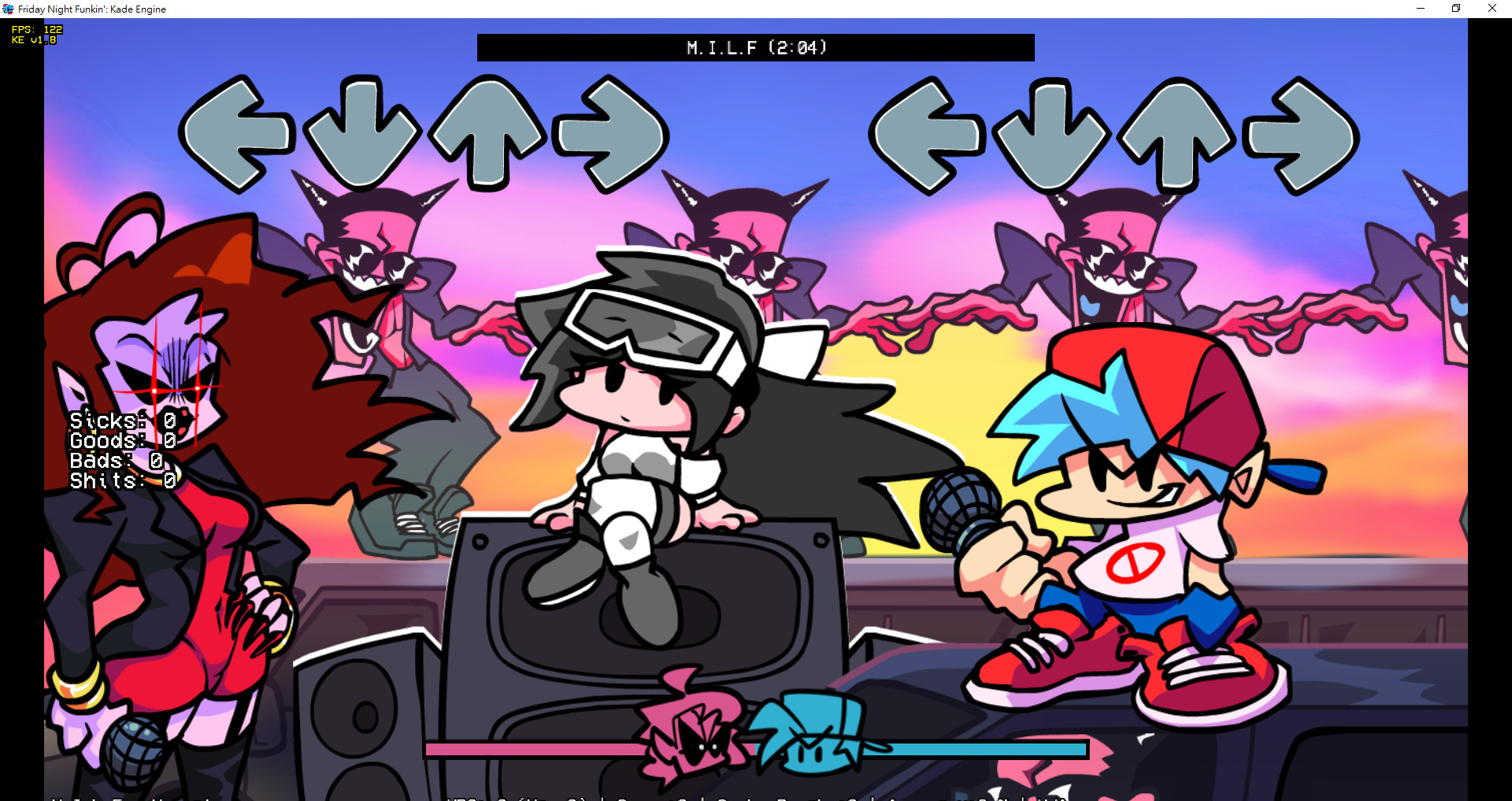 Itsumi Over GF Mod for Friday Night Funkin' | FNF Mods