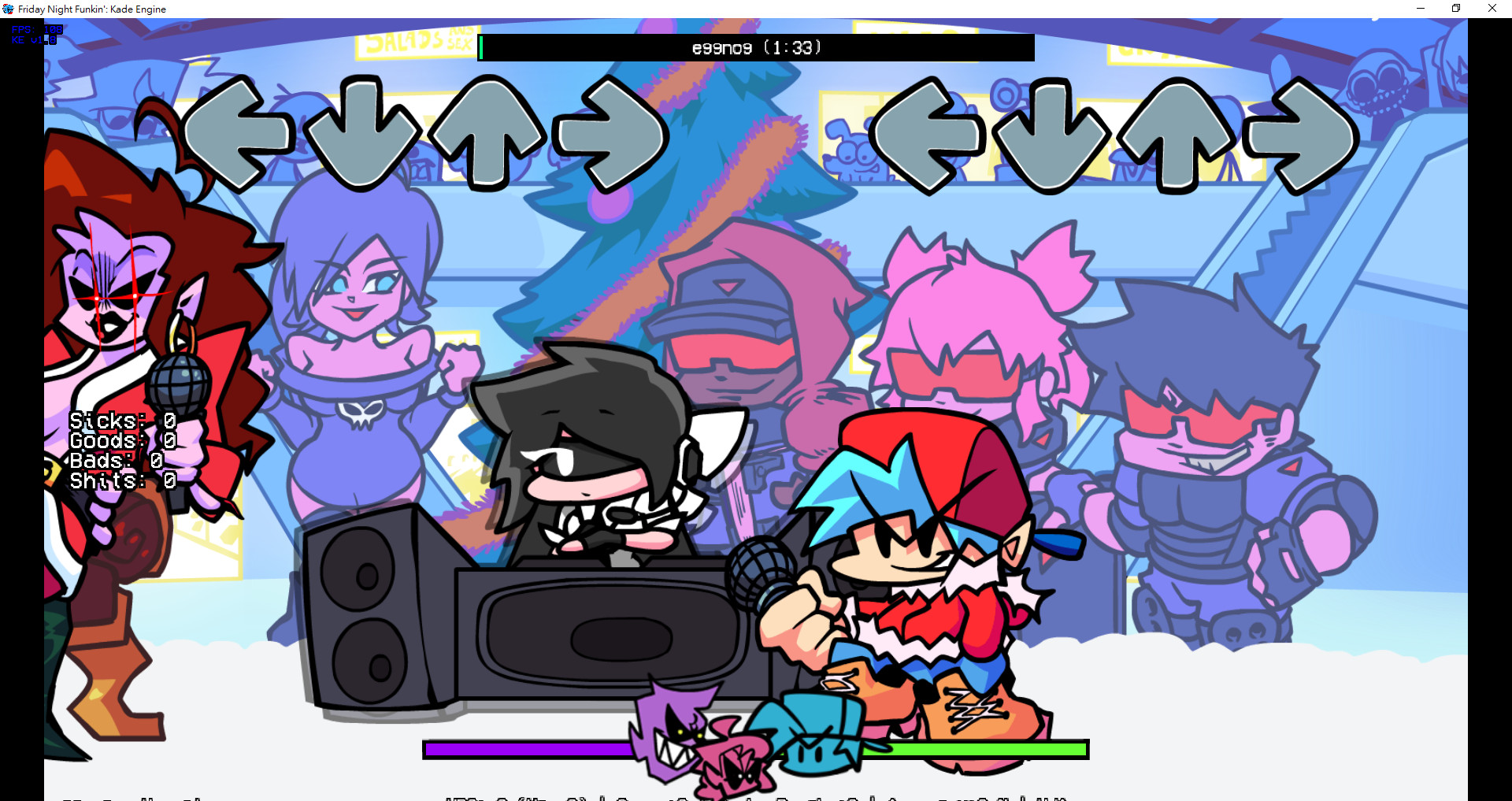 Itsumi Over GF Mod for Friday Night Funkin' | FNF Mods