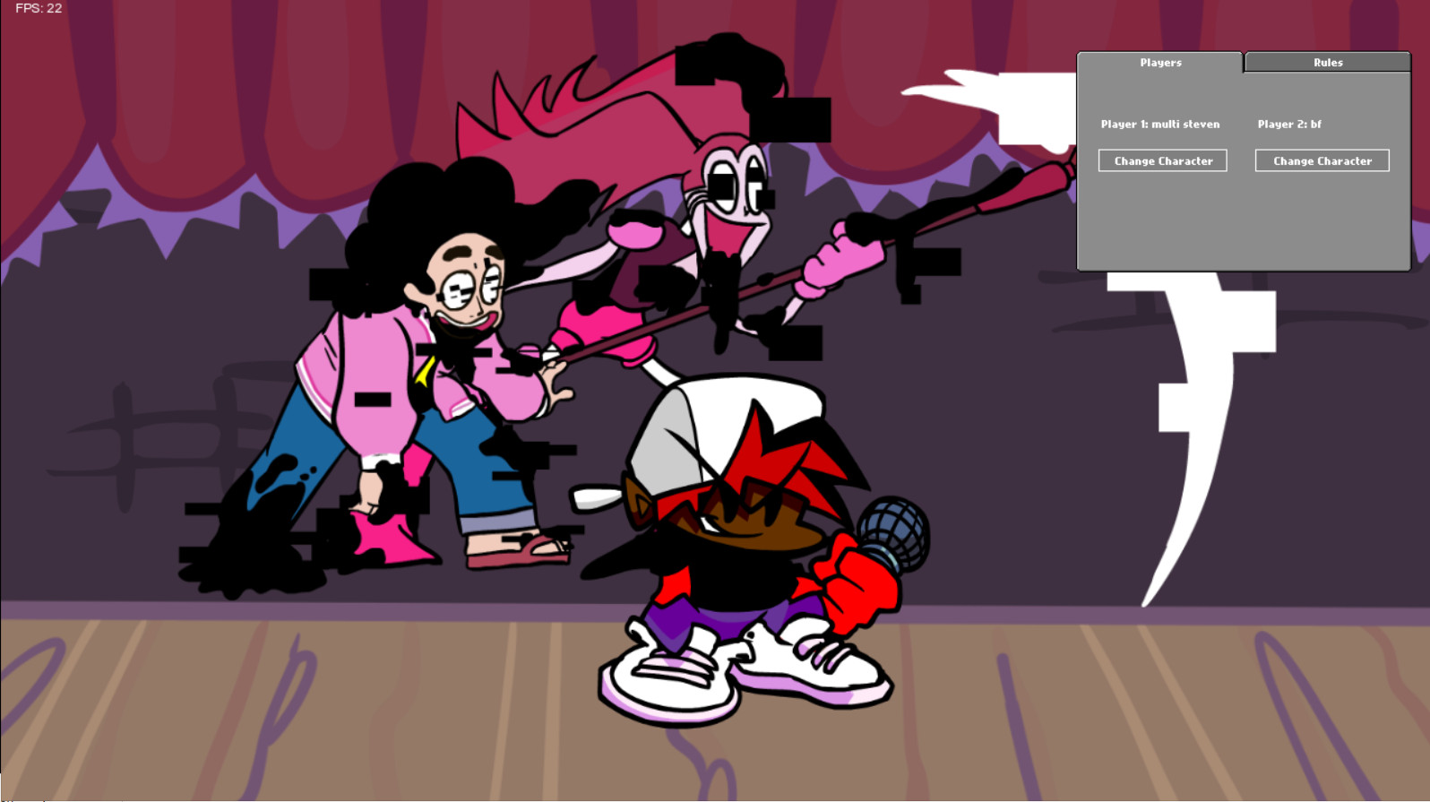 Vs Corrupted Steven For Multiplayer Mod for Friday Night Funkin' | FNF Mods