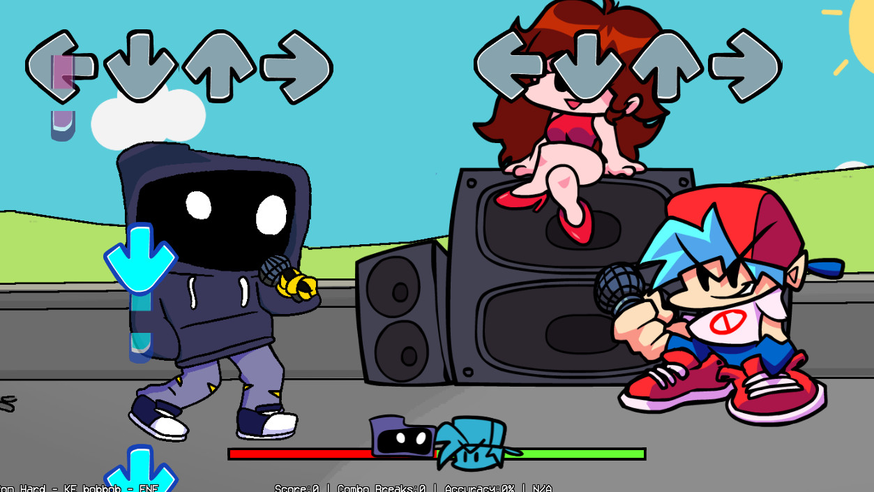 Hood Ron (SkinMod) Mod for Friday Night Funkin' | FNF Mods