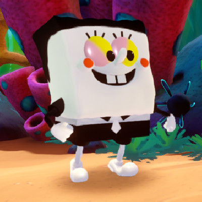 Spamton Spongebob (Skin) Mod for Nickelodeon All-Star Brawl | NASB Mods