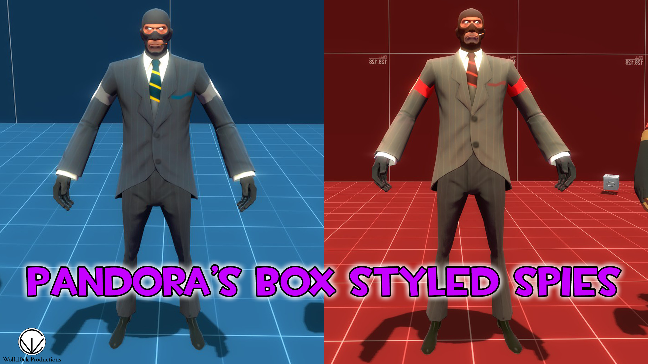 Pandora's Box Styled Spies! [Team Fortress 2] [Mods]