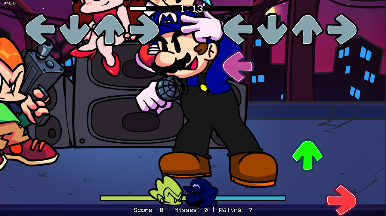 Playable SMG3 (Credit goes to Trevor Kraft) Mod for Friday Night Funkin ...