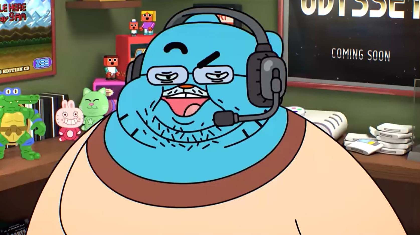 Gamer Gumball over Pico Mod for Friday Night Funkin' | FNF Mods