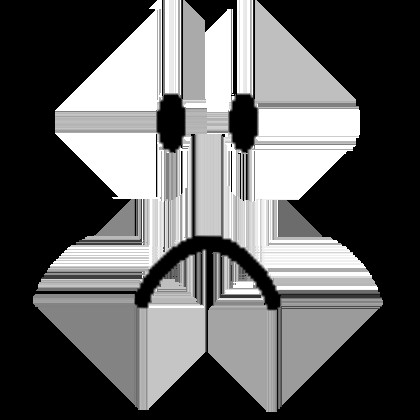 Sad Face Over Default Face Mod for Roblox | RBLX Mods