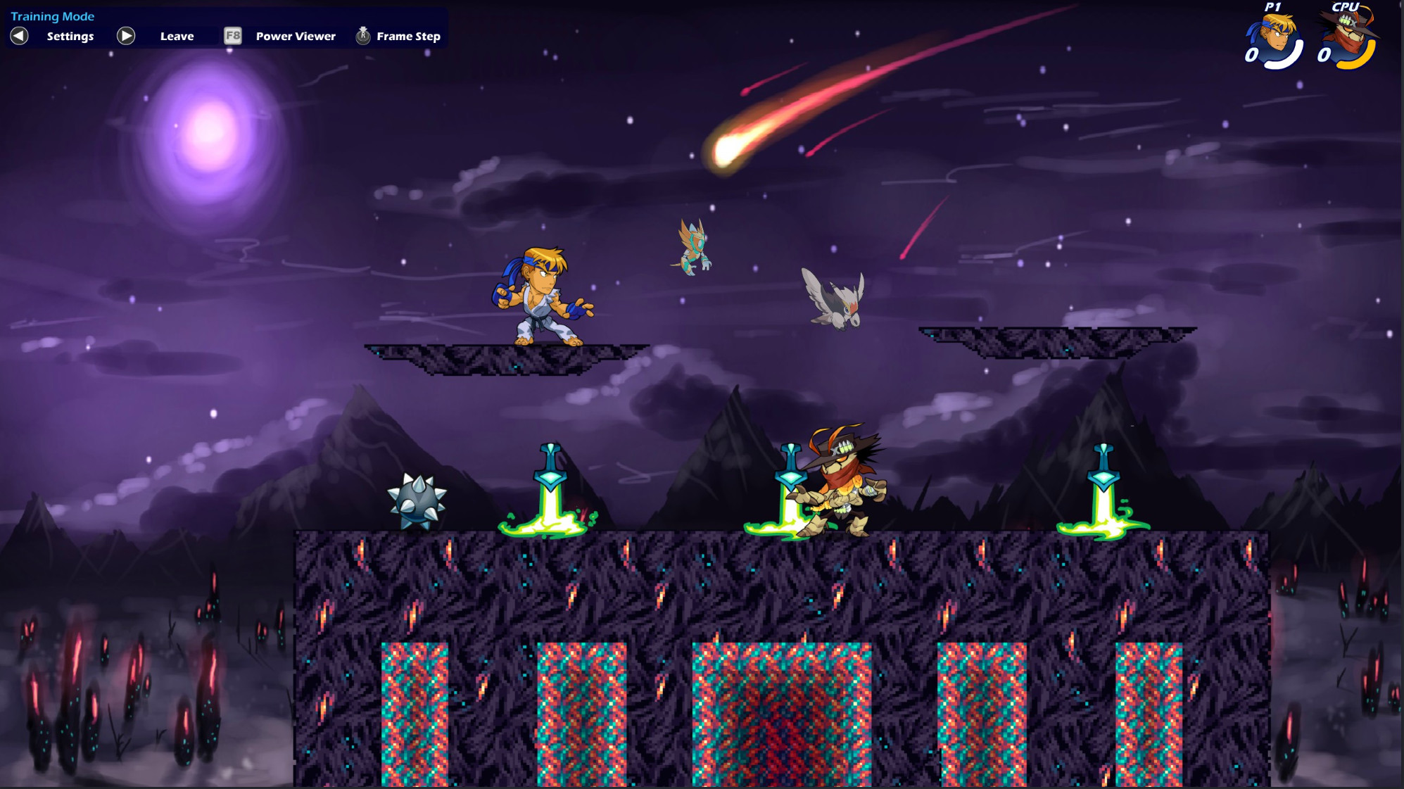 Astral Infection over Galvan Prime Mod for Brawlhalla | BHalla Mods