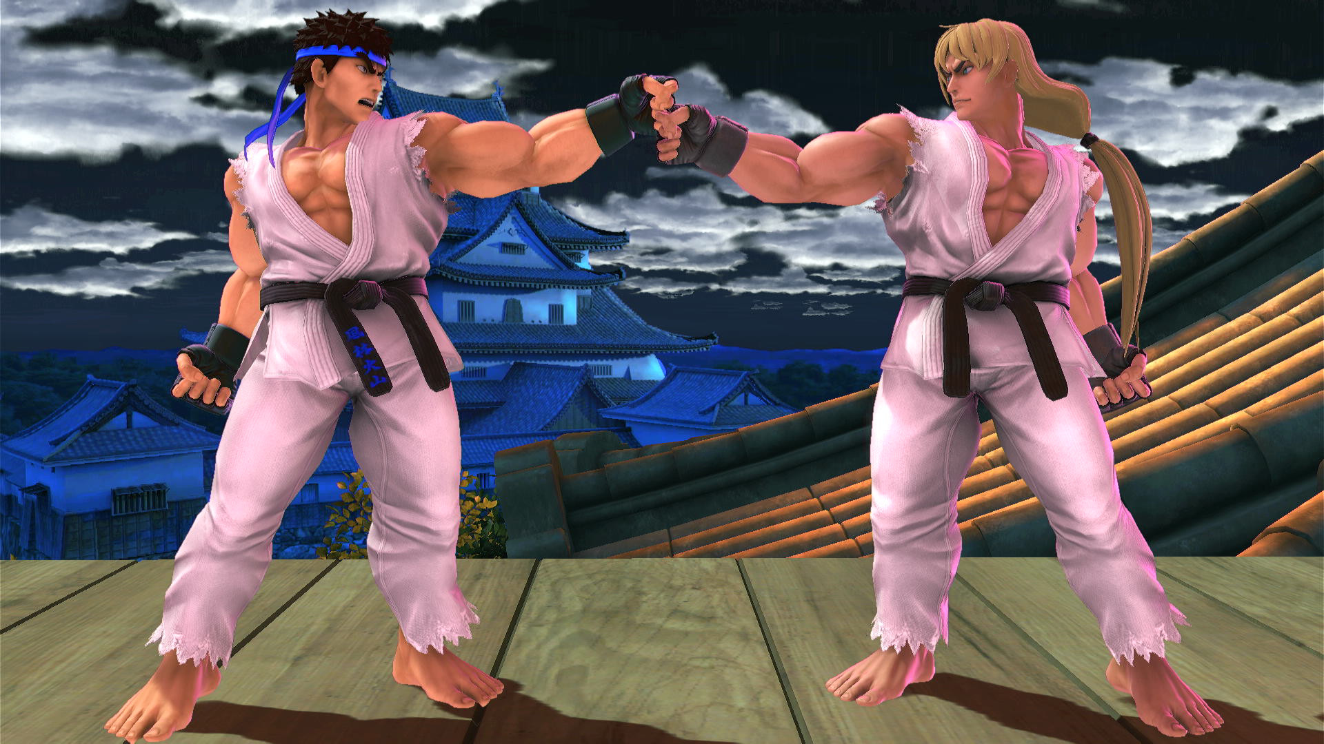 Ryu SF3 LP+MK+HP Color Mod for Super Smash Bros. Ultimate | SSBU Mods