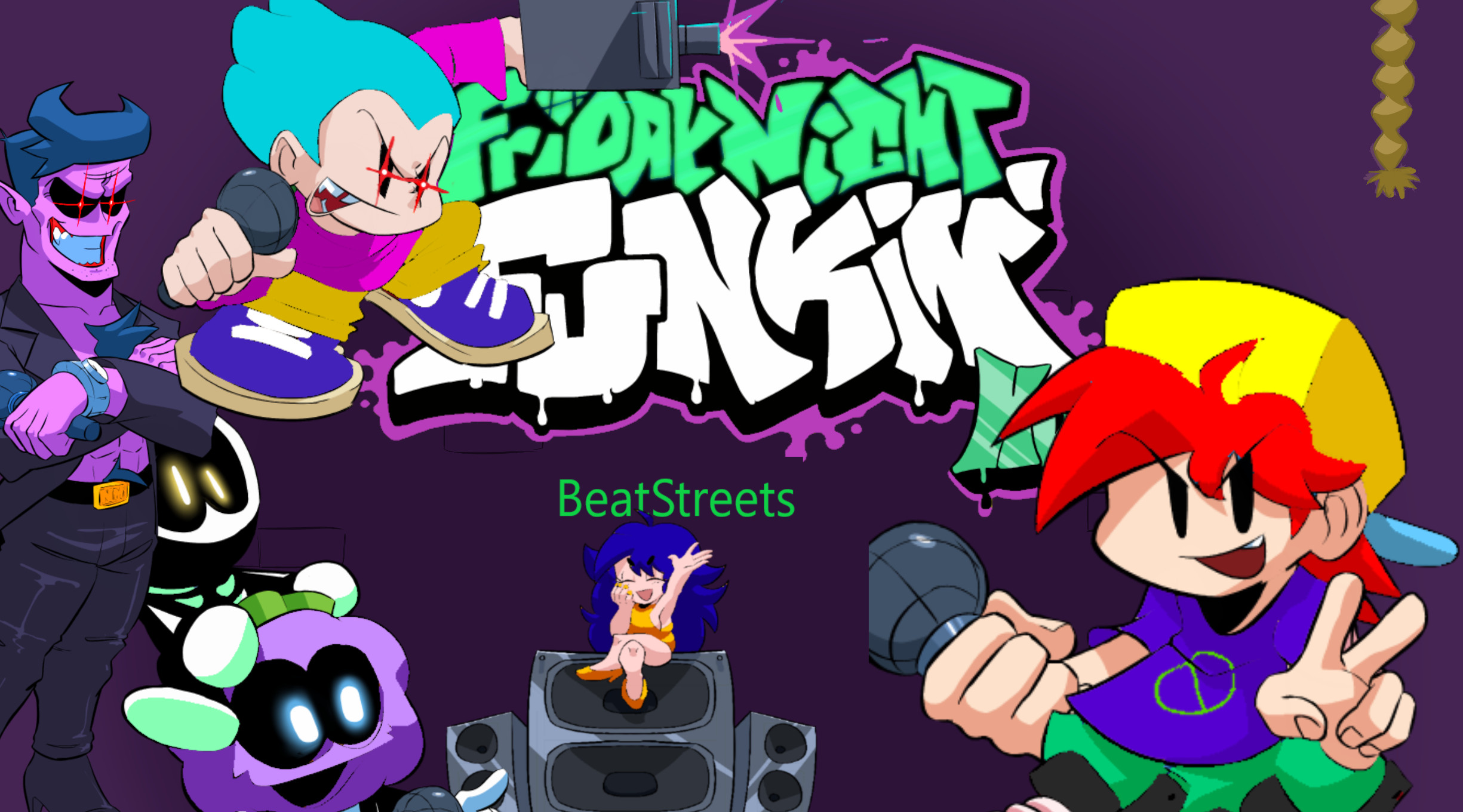 FNF HD+BeatStreets Mod for Friday Night Funkin' | FNF Mods