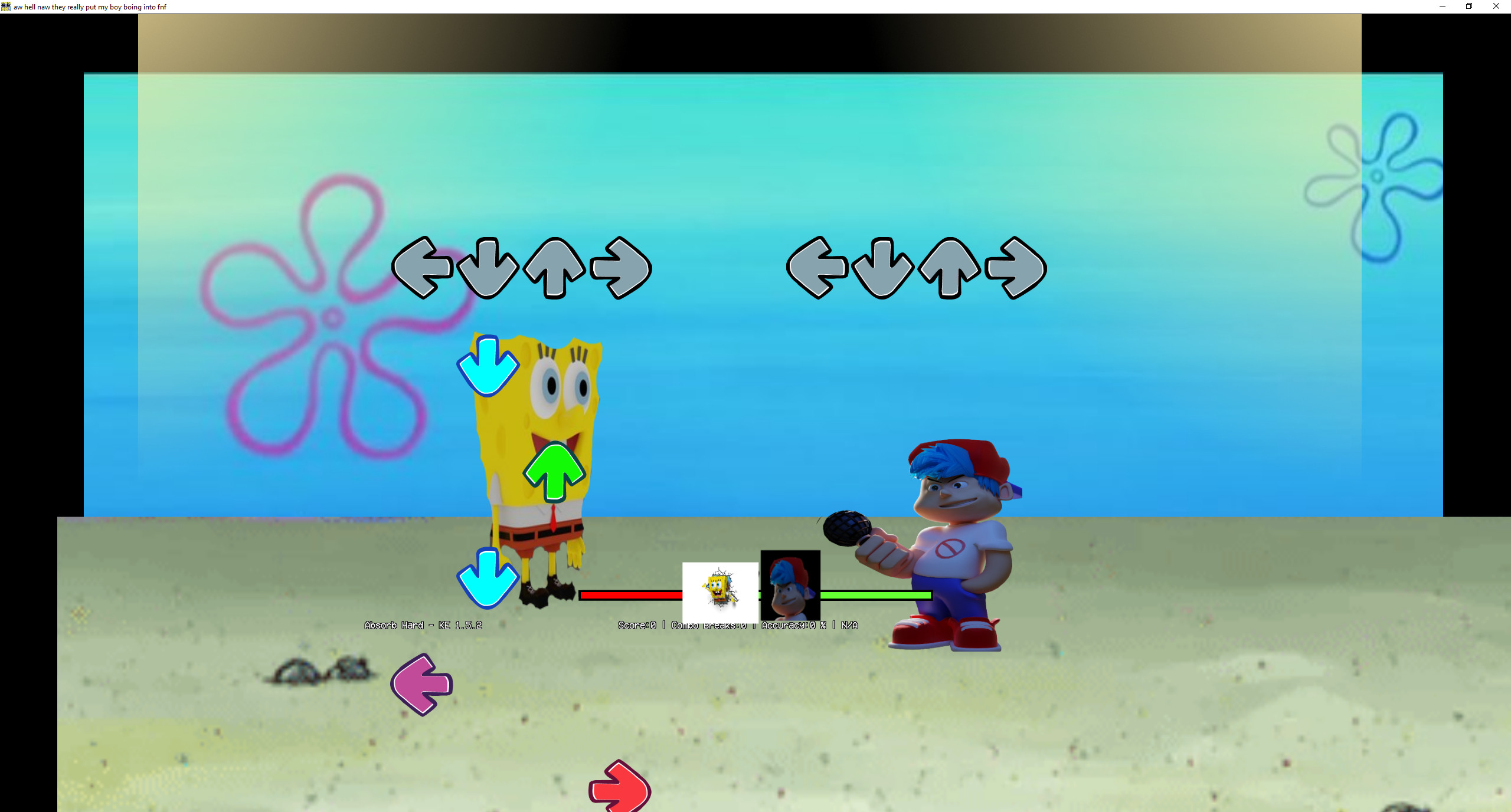 FNF VS SPONG 3D (FANMOD) Mod for Friday Night Funkin' | FNF Mods